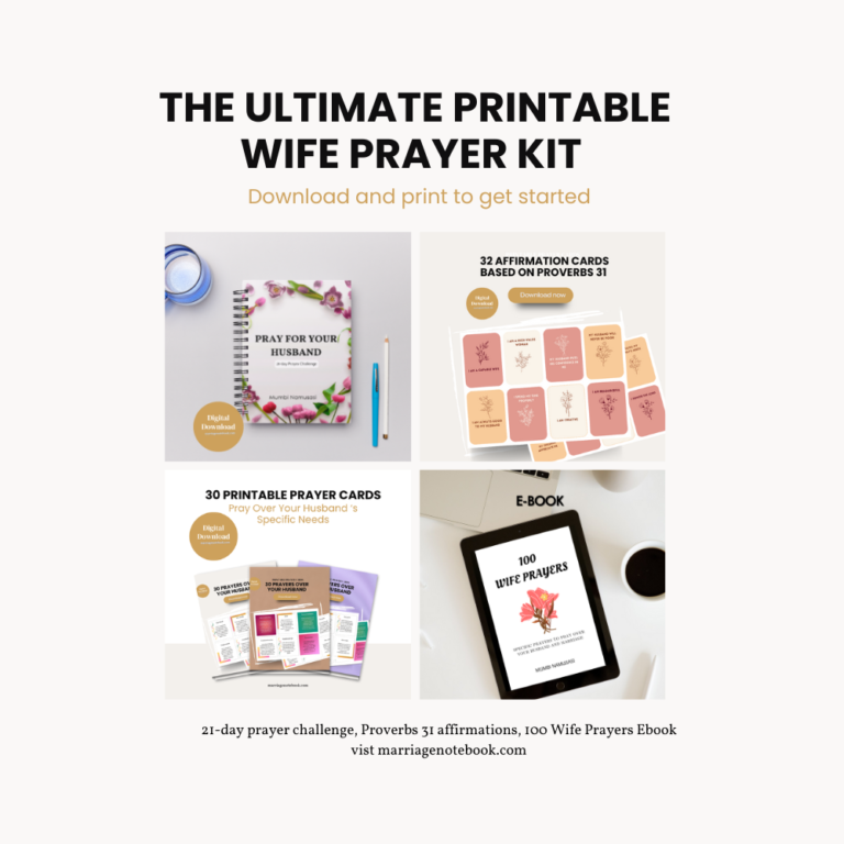 Powerful Prayers For Your Marriage | Marriage Notebook
